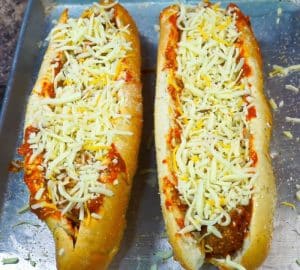 Easy-To-Make Cheesy Meatball Sub - DIY Joy