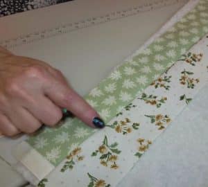 Quilt As You Go Placemat Using A Jelly Roll - DIY Joy