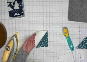 Charming Triangles Baby Quilt Tutorial - DIY Joy