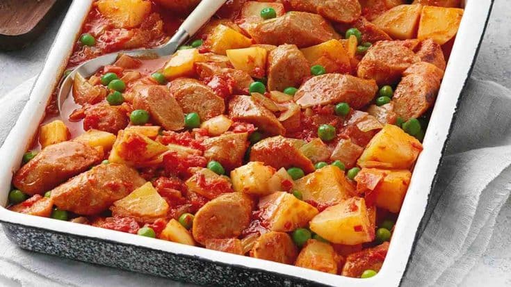 20-Minute Sausage Casserole Recipe - DIY Joy