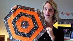 Halloween/Fall Hexagon Table Topper Sewing Tutorial - DIY Joy