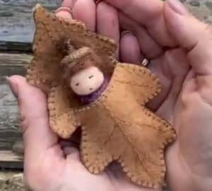Easy Oak Leaf Doll Sewing Tutorial - DIY Joy