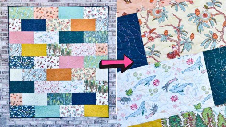 Easy Brick House Quilt Tutorial - DIY Joy