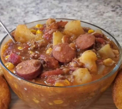 Easy-To-Make Stovetop Cowboy Stew - DIY Joy