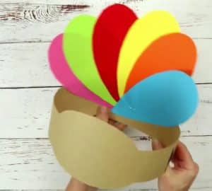 Easy DIY Paper Thanksgiving Turkey Hat Tutorial - DIY Joy