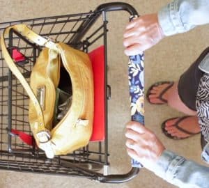 How To Sew A Washable Shopping Cart Handle Cover - DIY Joy
