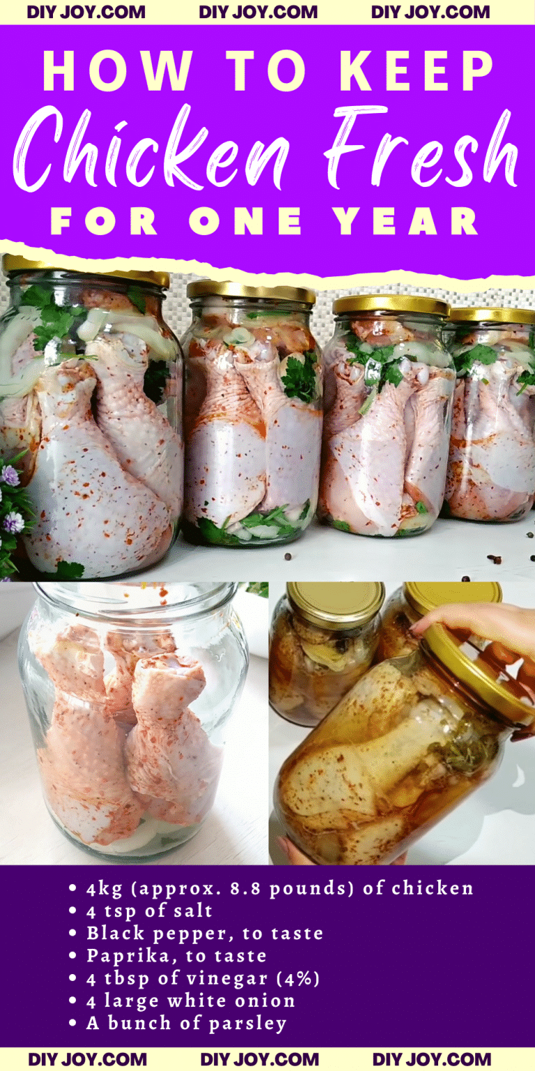 How To Keep Chicken Fresh For 1 Year - DIY Joy