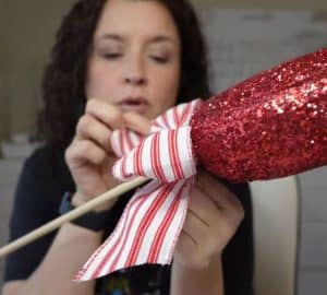 Giant DIY Christmas Lollipop Décor Tutorial - DIY Joy