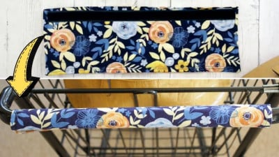 How To Sew A Washable Shopping Cart Handle Cover - DIY Joy
