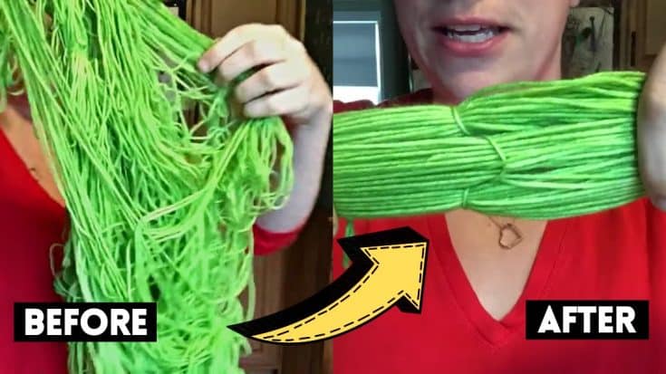 How To Untangle A Skein Of Yarn In 1 Minute - DIY Joy