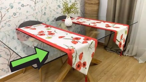 How to Make Table Runner In 15 Minutes - DIY Joy