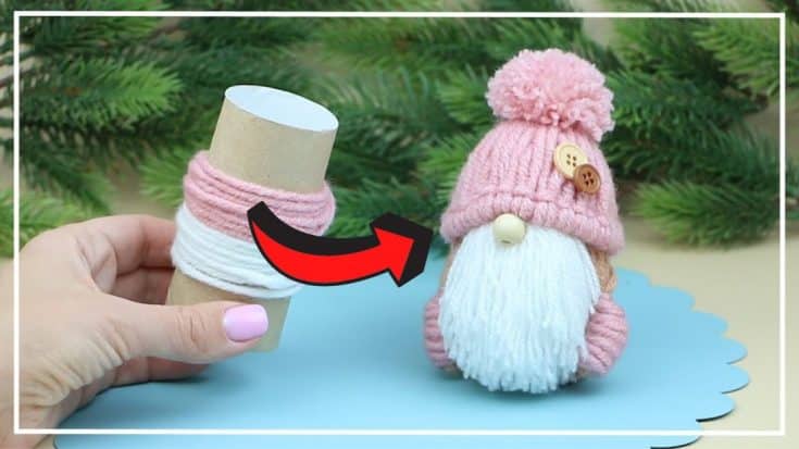 Christmas Yarn Gnome DIY - DIY Joy