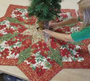 How To Sew A Christmas Tree Skirt - DIY Joy
