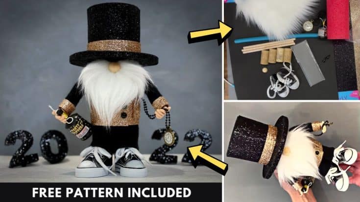Easy DIY New Year Gnome Tutorial - DIY Joy