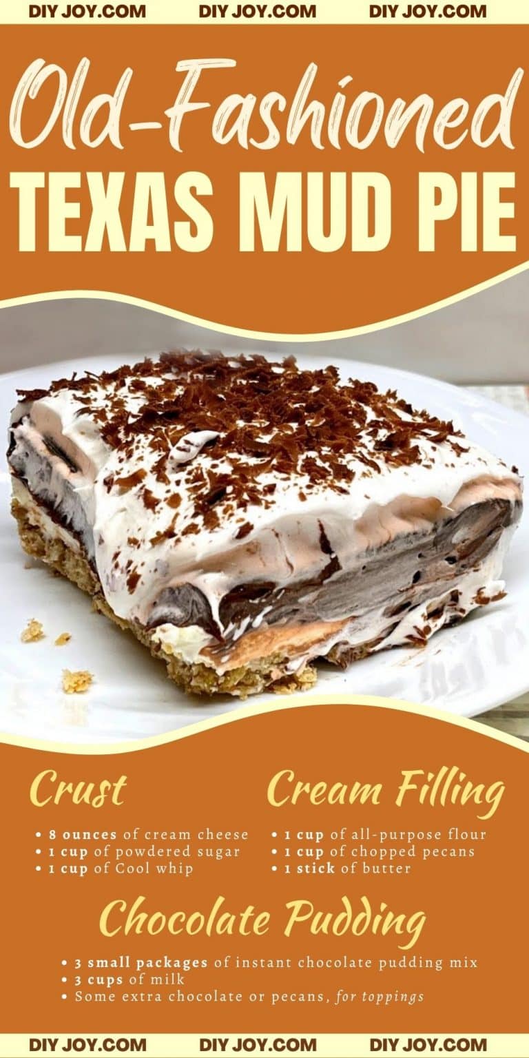 How To Make Old-Fashioned Texas Mud Pie - DIY Joy