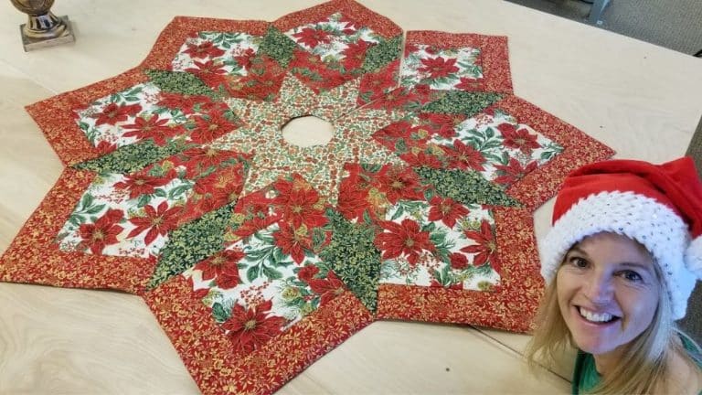 How To Sew A Christmas Tree Skirt - DIY Joy