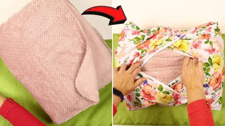 How To Sew DIY Quillow (Blanket In A Pillow) - DIY Joy