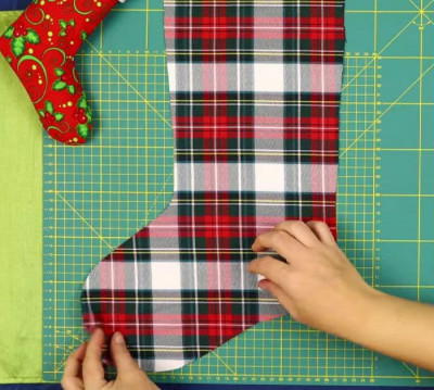 Easy To Sew Christmas Stocking With Free Pattern Diy Joy