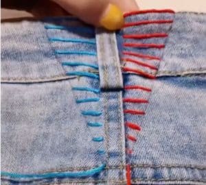 How to Downsize the Waist of Jeans - DIY Joy