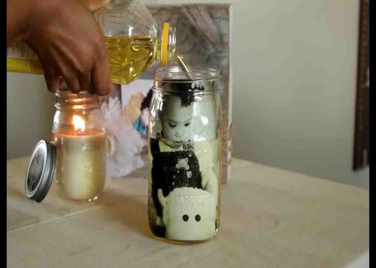 DIY Mason Memory Photo Jar Tutorial - DIY Joy