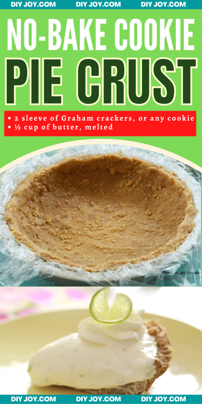 2-Ingredient No-Bake Cookie Pie Crust Recipe - DIY Joy