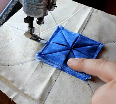 Amish Folded Star Quilted Hot Pad - DIY Joy