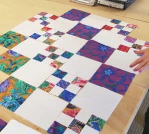 Kaffe Iris Chain Links Quilt Pattern - DIY Joy