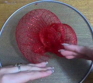 Budget-Friendly Dollar Tree Mesh Rose Wreath Tutorial - DIY Joy