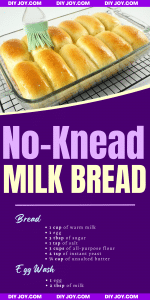 Easy No-Knead Overnight Milk Bread Recipe - DIY Joy