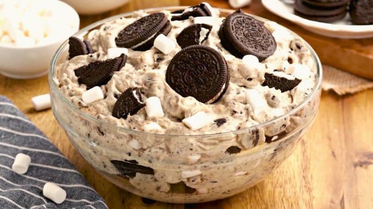 Easy One Bowl Loaded Oreo Fluff Recipe - DIY Joy