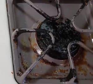 How to Clean Stove with Over a Decade of Grease Build Up - DIY Joy