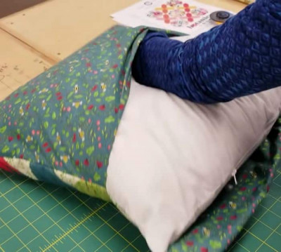 Scrappy Quilted Pillow Sewing Tutorial - DIY Joy