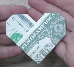 Easy DIY Money Heart Origami Tutorial - DIY Joy