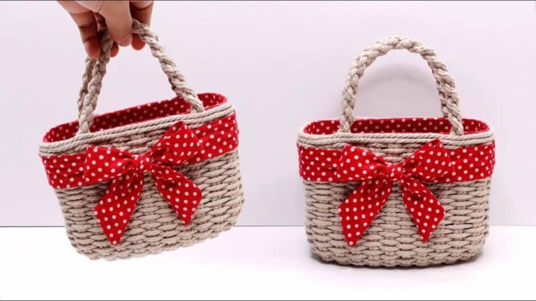 Make Beautiful Bags from Plastic Bottles and Ropes - DIY Joy