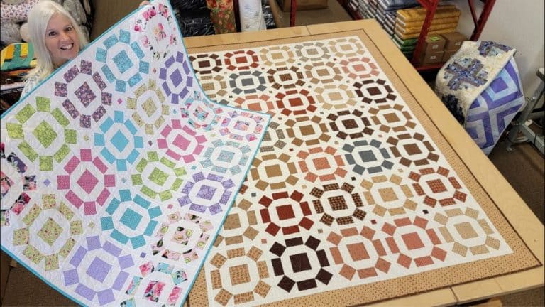 Donna's Rolling Stone Quilt - DIY Joy