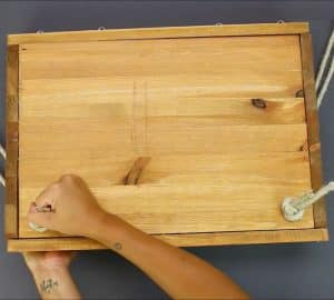 How to Repurpose Wooden Tray Into DIY Cat Window Seat - DIY Joy