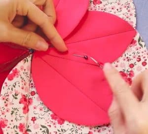 DIY Folded Flower Placemat - DIY Joy