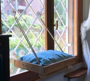How to Repurpose Wooden Tray Into DIY Cat Window Seat - DIY Joy