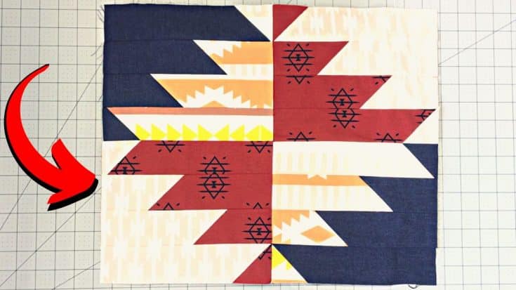 Simple Aztec Quilt Block Tutorial (with Free Pattern) - DIY Joy