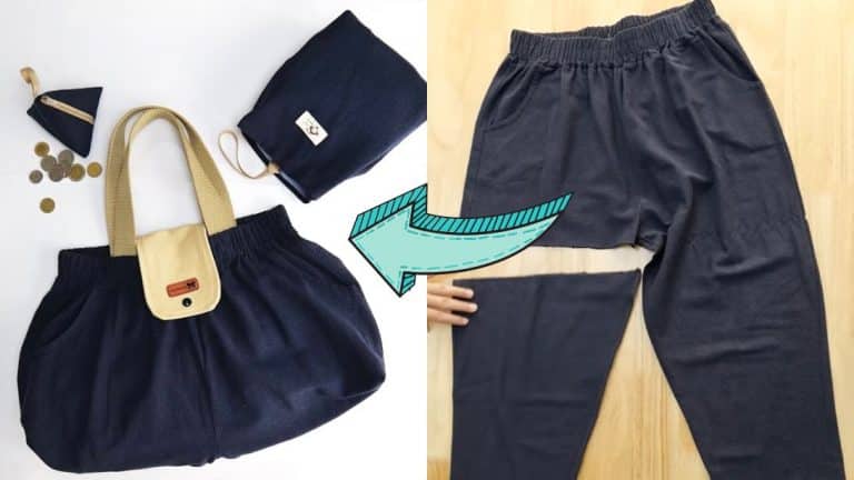 Upcycling Old Pants into a Bag - DIY Joy