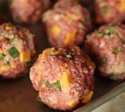 Easy-to-Make Grilled Texas Jalapeño Cheddar Meatballs - DIY Joy