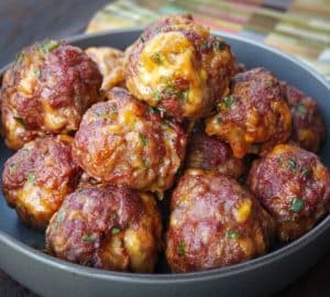 Easy-to-Make Grilled Texas Jalapeño Cheddar Meatballs - DIY Joy