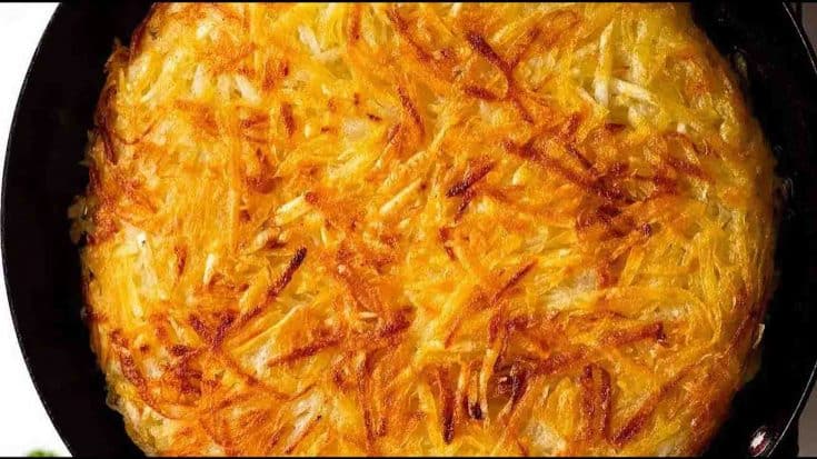 Crispy Potato Rosti Recipe - DIY Joy