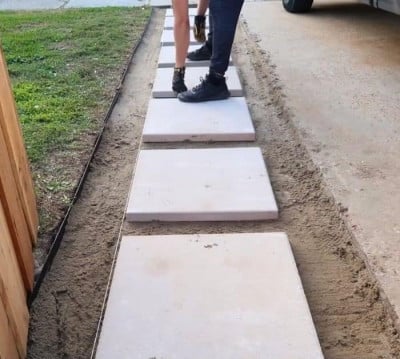 DIY Pathway With Drainage - DIY Joy