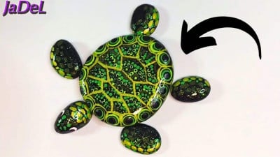 Easy DIY Turtle Rock Painting Tutorial - DIY Joy