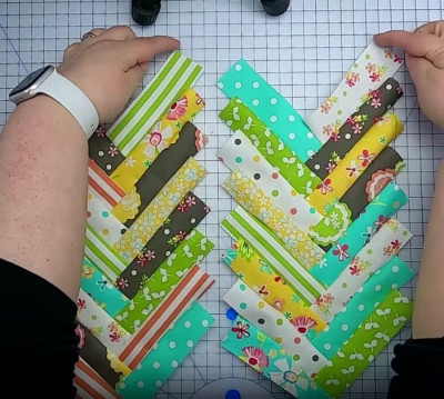 How to Make Magic No-Scraps Herringbone Quilt! - DIY Joy