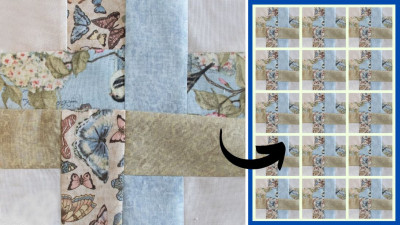 Easy Ribbon Weave Quilt Block Tutorial for Beginners - DIY Joy