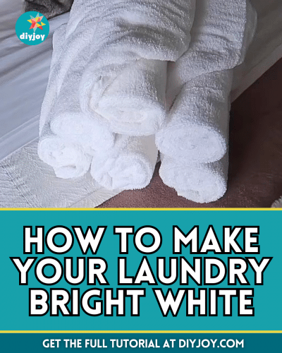 Learn This Miracle Hack to Make your Laundry Bright White - DIY Joy