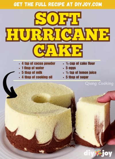 Super Simple and Soft Hurricane Cake Recipe - DIY Joy