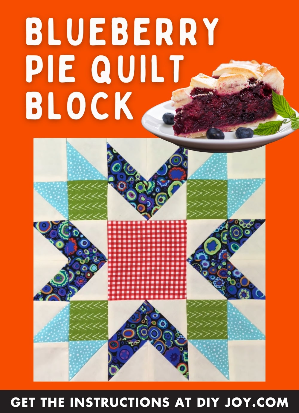 Blueberry Pie Quilt Block